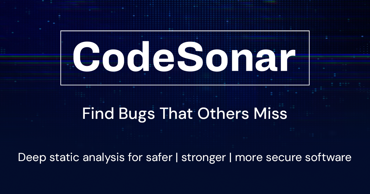 CodeSonar | AdaCore