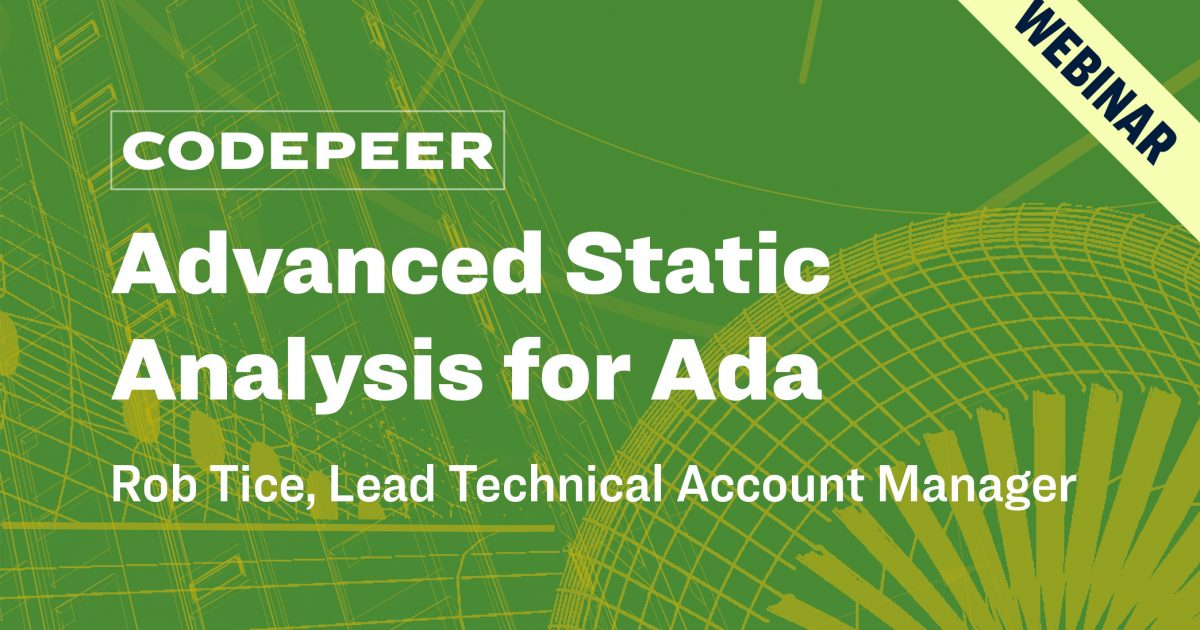 Codepeer — Advanced Static Analysis For Ada Adacore